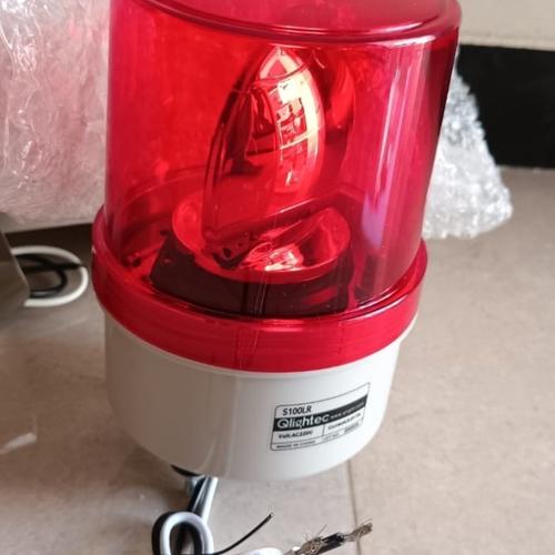 Jual Warning Light Dia 100mm LED Revolving Red/merah With Buzzer QLight ...