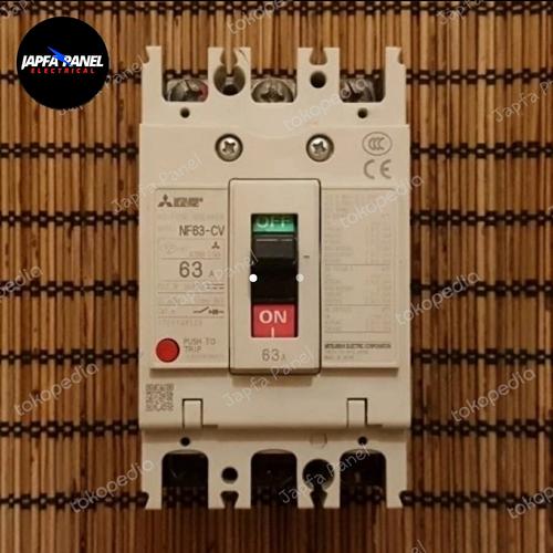 Jual MCCB Mitsubishi NF63-CV 3 Phase 63 Ampere Original Japan - Jakarta ...