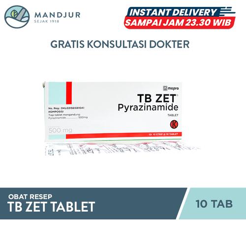 Jual TB Zet 10 Tablet / Obat Anti Tuberkulosis - Jakarta Pusat - Apotek ...