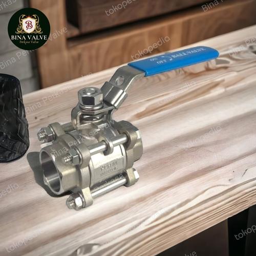 Jual Ball Valve Sankyo Stainless 316 3pc Body Drat 3/4" inch /Stop Kran - Jakarta Barat - Bina ...