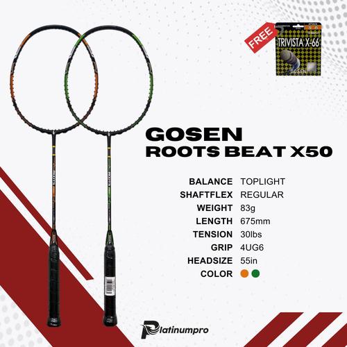 Jual Raket Badminton Gosen Roots Beat X50 - Orange - Kota Semarang ...