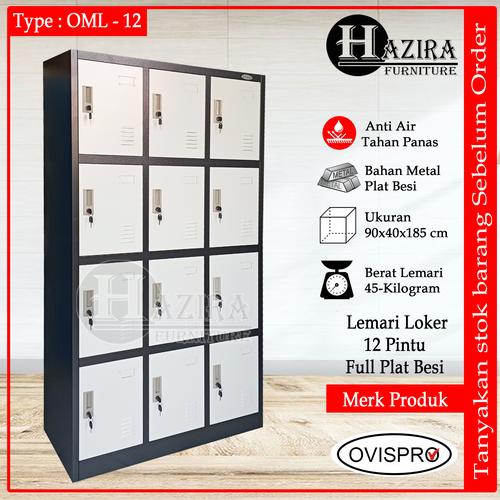 Jual Lemari Loker 12 Pintu | OML-12 | OVISPRO - Kota Surabaya - Gudang ...