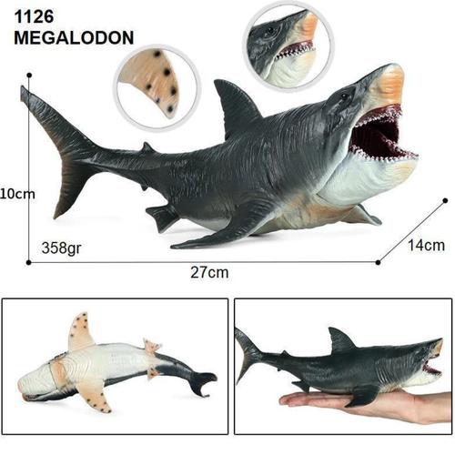 Jual Megalodon hiu figure - mainan shark megalodon- figure hiu monster ...
