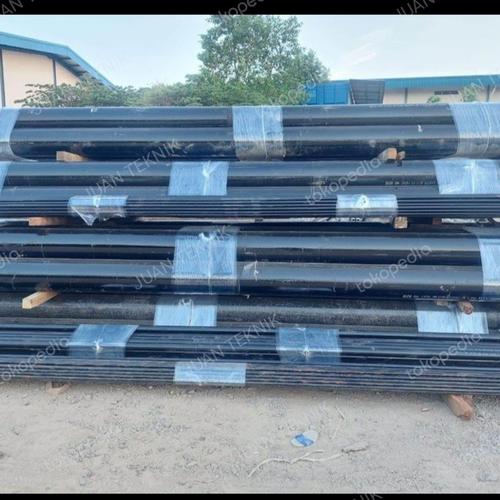 Jual pipa besi besi 6" inch dn150 sch40 seamles pipa hitam sch 40 ...