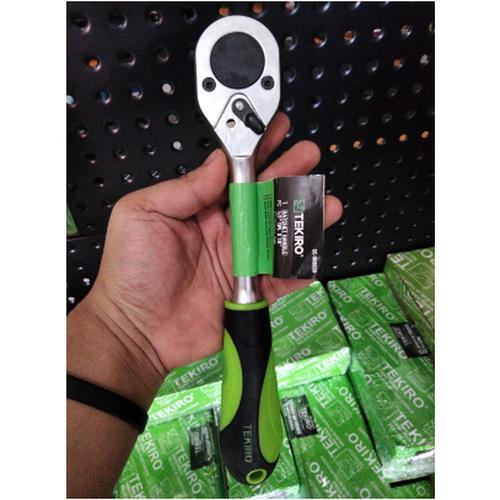 Jual Tekiro Ratchet Handle 1/2 X 10 Inch 24 Teeth SM Hijau Hitam ...