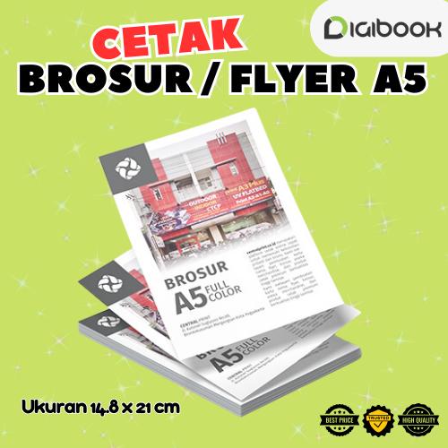 Jual Cetak Brosur a5 Art paper / Cetak Leaflet Brosur A5 - Cetak 1 sisi ...