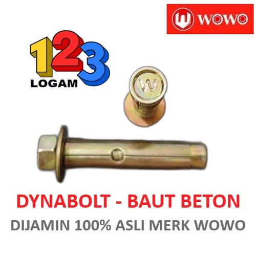 Jual (5030) 12 x 75 Baut Beton - Dynabolt Merk WOWO - Kunci 14 - Kab ...