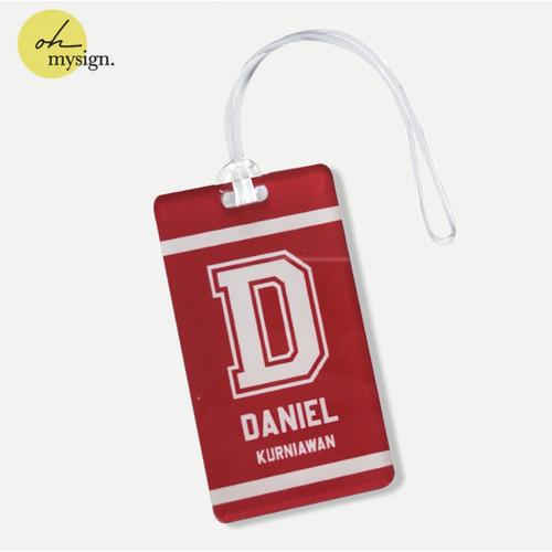 Jual Custom Nama Acrylic Bag Tag Akrilik Luggage Tag Gantungan Koper ...