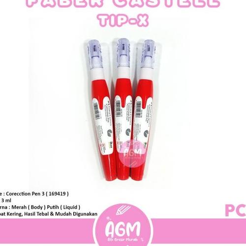 Jual LIMITED EDITION! TIPE X CAIR/ CORRECTION PEN/ FLUID FABER CASTELL ...