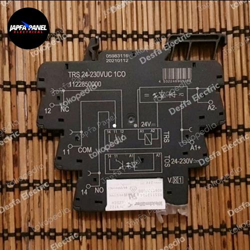 Jual Slim Relay Weidmuller TRS 24-230VUC 1CO 24VDC 230VAC Original ...