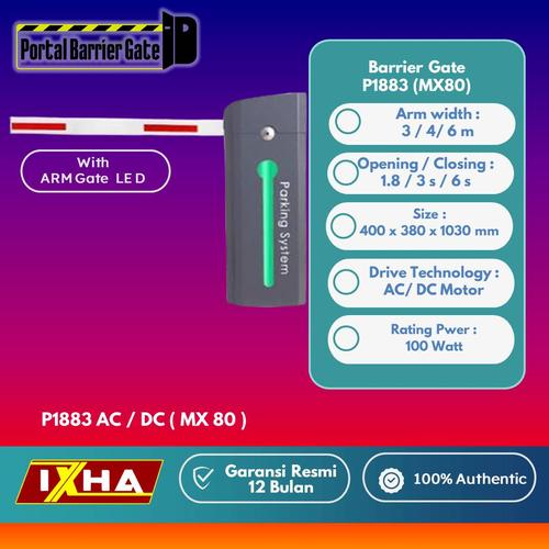 Jual Barrier Gate Palang Parkir Mx80 Mx 80 Led Ac Dc - Mx 80 Dc