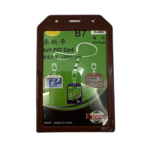 Jual Soft PVC card / Id Card case / Name Tag Plastik / Casing ID card B7 - Jakarta Pusat ...