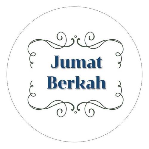 Jual Stiker Jumat Berkah B. Rp.100/pcs .Cocok buat Acara Jumat Berkah ...