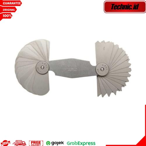 Jual Mitutoyo Set 30 Pcs Alat Ukur Radius Gage 15,5-25 Mm 186-107 ...