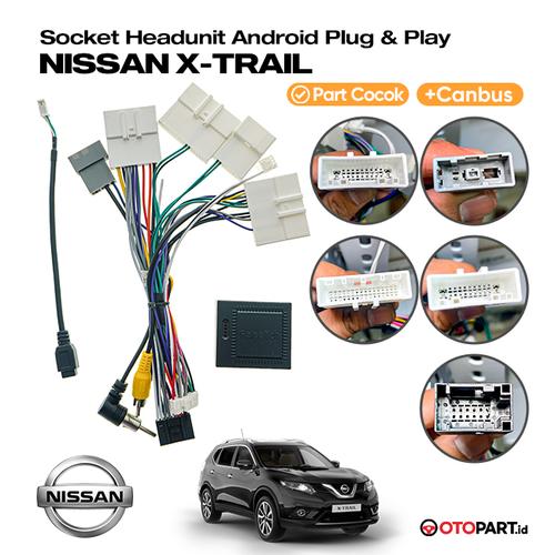 Jual Soket Kabel PNP Head Unit Android Nissan X-trail / Xtrail T32 ...
