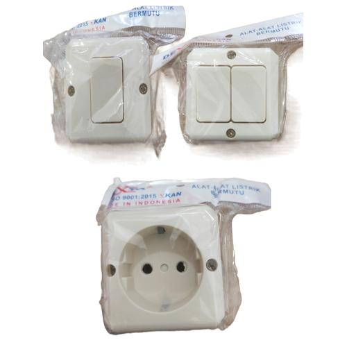 Jual OB Stop Kontak, Saklar Seri, Saklar Engkel Dexta - Stop Kontak ...