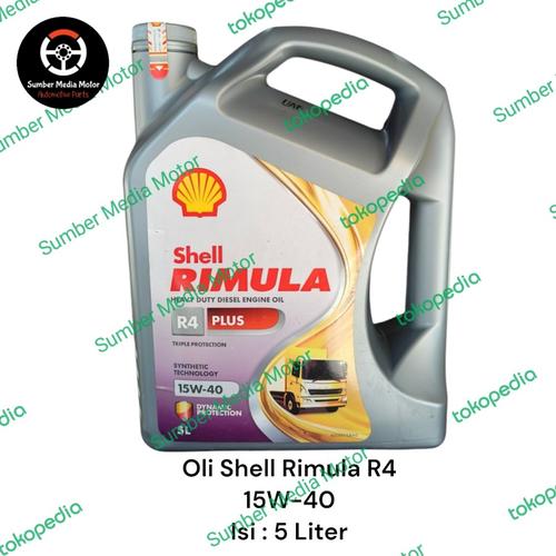 Jual Oli Shell Rimula R4 X 5 Liter 15W-40 - Kota Tangerang - Sumber ...