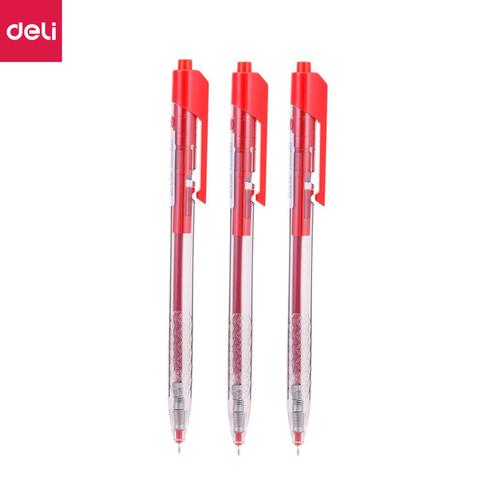 Jual Deli Pulpen Cetek Halus / Retractable Smooth Ballpoint Pen EQ01340 ...