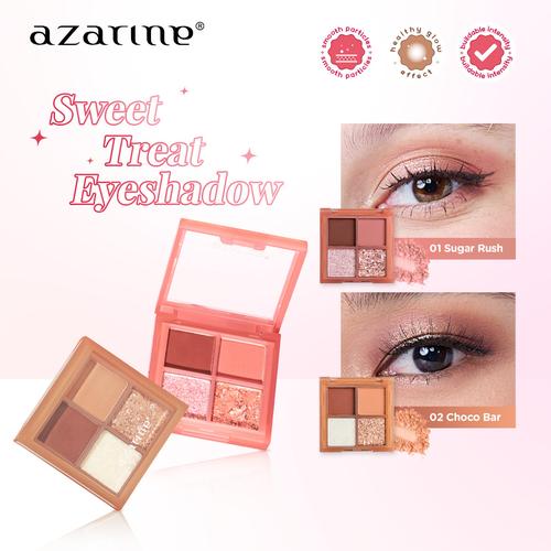 Promo Azarine Sweet Treats Eyeshadow [5.5 gr] - 02. Choco Bar - Kab ...