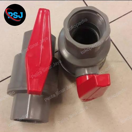 Jual Ball Valve pvc 4" inch / Stop kran pvc drat dalam 4" inch ...