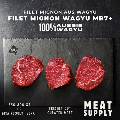 Promo Filet Mignon Wagyu Beef MB 7 + Steak Premium IMPORT / Fillet ...