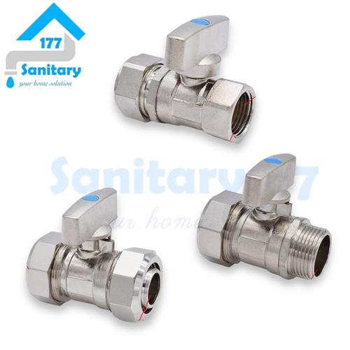 Jual ballvalve 1/2 sambungan kran pipa pemanas air 1/2 inci-stop kran ...