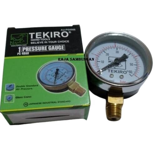 Jual Pressure Gauge 4 Bar Manometer Armatherm Compressor 60 psi Alat ...