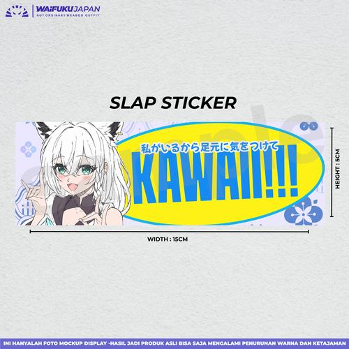 Jual Sticker Slap Anime JDM Hololive Japan - Shirakami Fubuki - Kota ...