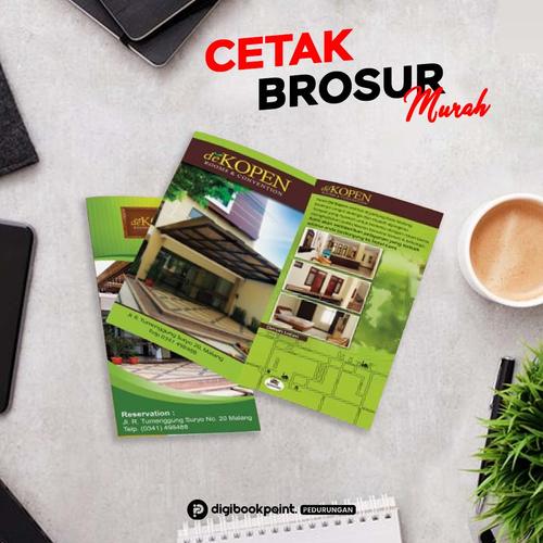 Jual Cetak Brosur Kertas Art Paper A4 - Cetak 1 Sisi - Isi 500 Lembar ...