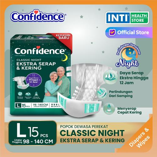 Jual Confidence | Classic Night L 15 | Popok Perekat Dewasa | Adult ...