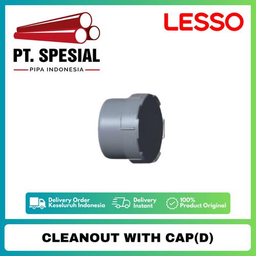 Jual Clean Out With Cap D 4 Inch PVC Lesso / Clean Out D 4" / Tutup ...