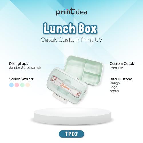 Jual KM01 Kotak Makan Lunch Box Custom Nama Cetak Logo Promosi Souvenir ...