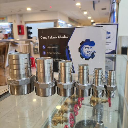 Jual Hex Hose Nipple Stainless SS304 / King Nepel / Nipple/ Ukuran 4 ...