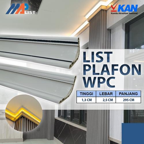 Jual MAP LIST LAMPU PLAFON PVC / LIST LAMPU LED PLAFOND / HANYA LIST ...