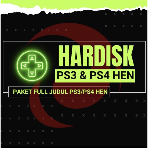 Jual PAKET Hardisk HDD GAMES PS3 PS4 HEN BERGARANSI! (Cek Deskripsi) - PS4 HEN, 320GB - Jakarta ...