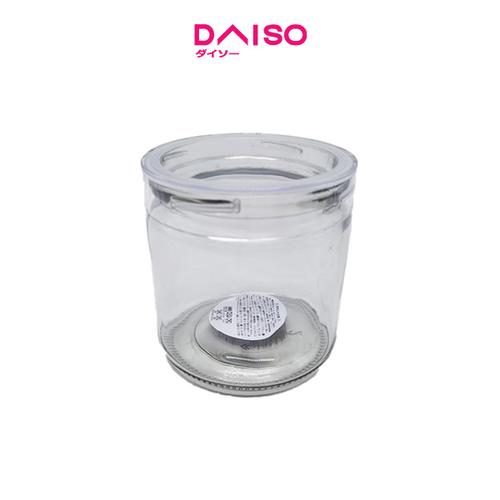 Jual Daiso Clear Plastic Lid Glass Pot - 18.59fl oz - 550mL- - Jakarta ...