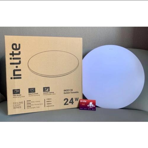 Jual KAP BARET INLITE PLAFON LED CEILING LAMP 24WATT BULAT OUTBOW ...