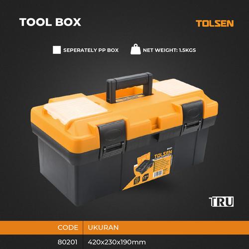 Jual Toolbox Perkakas Plastik Bahan Tebal TOOL BOX TOLSEN - Kota ...