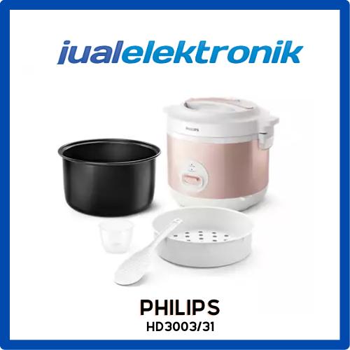 Jual Philips Rice Cooker HD3003 Pink - Magic Com Manual 1.8L 400 Watt ...