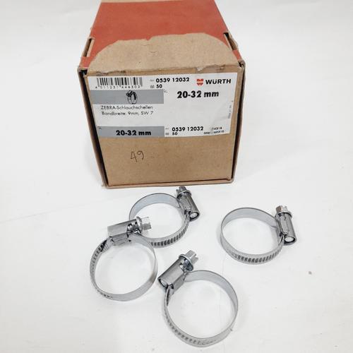 Jual WURTH Klem Selang Hose Clamp Stainless Steel 20 - 32 MM WURTH ...
