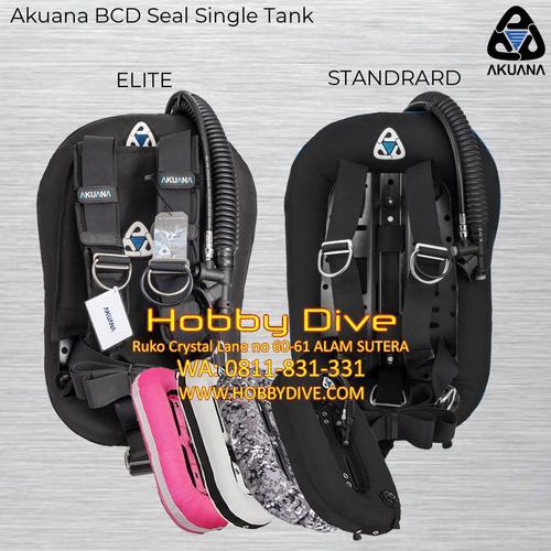 Jual Akuana BCD Seal Single Tank Scuba Diving - ELITE 25Lbs - Kota ...