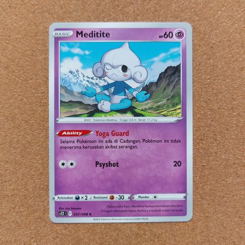 Jual Meditite C 037/098 pokemon Indonesia pemicu paradigma s12 - Kota ...