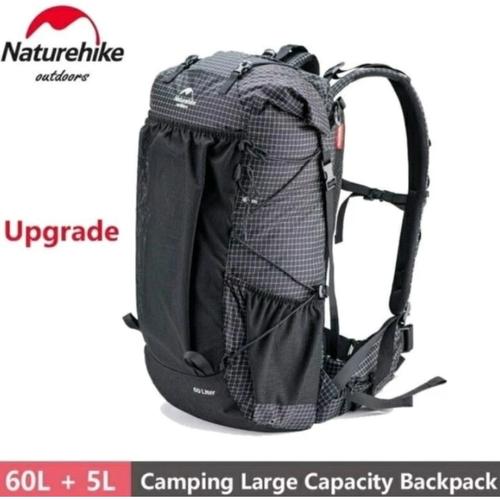 Jual tas gunung carrier 60L backpack rock mountain naturehike NH19BP095 ...