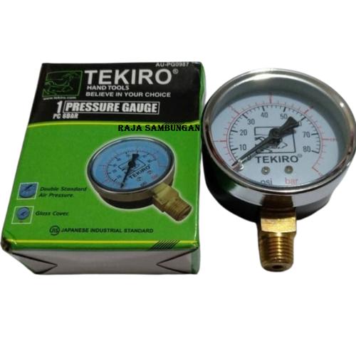 Jual Pressure Gauge 6 Bar Manometer Armatherm Compressor 80 psi Alat ...