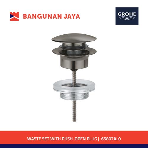 Promo GROHE WASTE SET WITH PUSH-OPEN PLUG | 65807AL0 Cicil 0% 3x ...