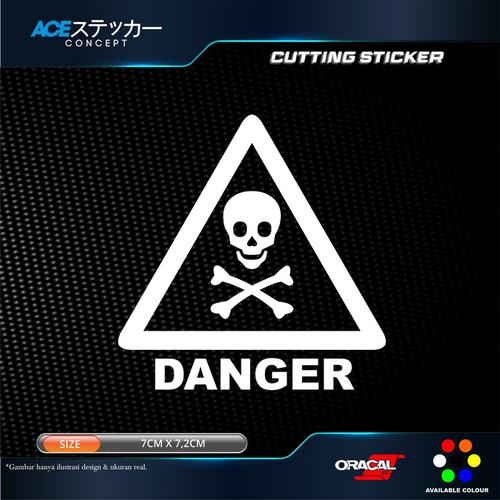 Jual Stiker Danger Logo Cutting Sticker - Biru - Kota Bogor - ACE ...