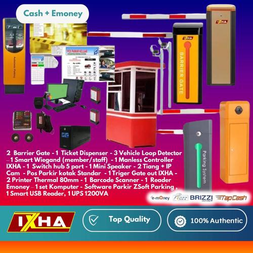 Jual Paket Parkir Otomatis In & Out Sistem Tiket Payment Cash Dan