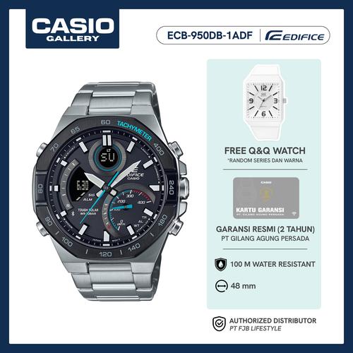 Promo Casio Jam Tangan Pria Edifice Original ECB-950DB-1ADF Analog Digital Cicil 0% 3x - Jakarta ...