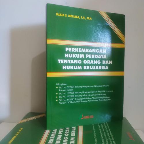 Jual Perkembangan Hukum Perdata Tentang Orang Dan Hukum Keluarga Ed ...