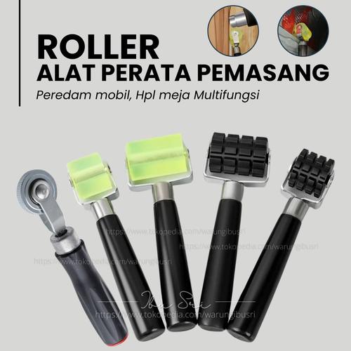 Promo Alat Perata HPL Peredam Mobil Lantai Vinyl Roller Roda Karet ...